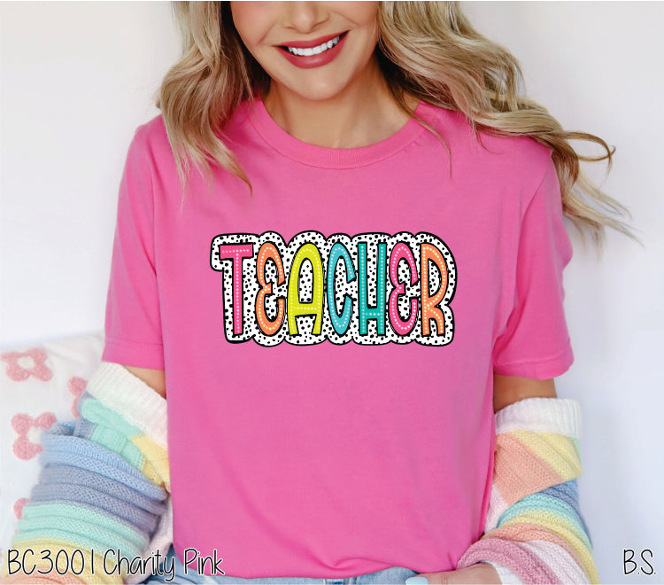 Teacher Bright Dalmatian Dot #BS6632 – Bama Signs & Screens