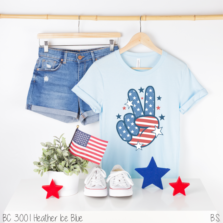 Americana Peace Hand Sign #BS5605 – Bama Signs & Screens