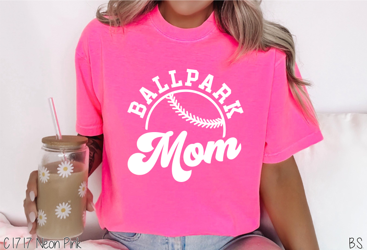 Ballpark Mom With Ball #BS6742 – Bama Signs & Screens