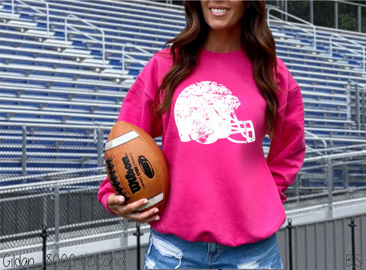 Distressed Football Helmet #BS8343 – Bama Signs & Screens