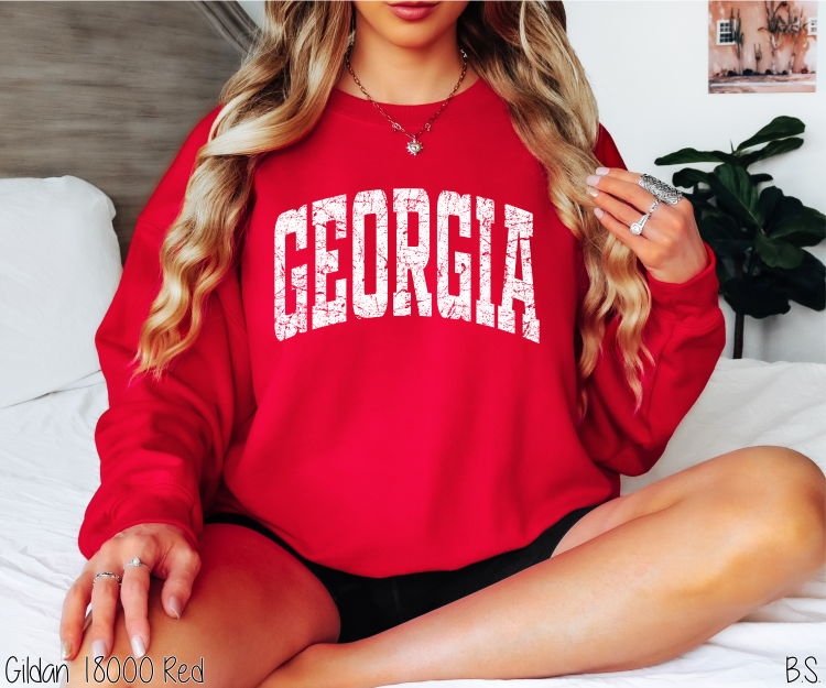 Georgia Distressed Arch #BS8490 – Bama Signs & Screens