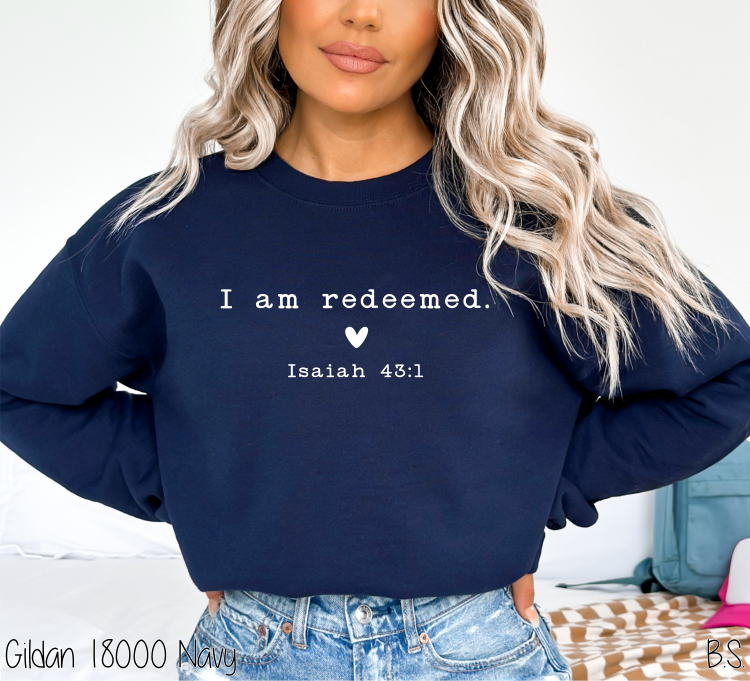 I Am Redeemed #BS7629 – Bama Signs & Screens