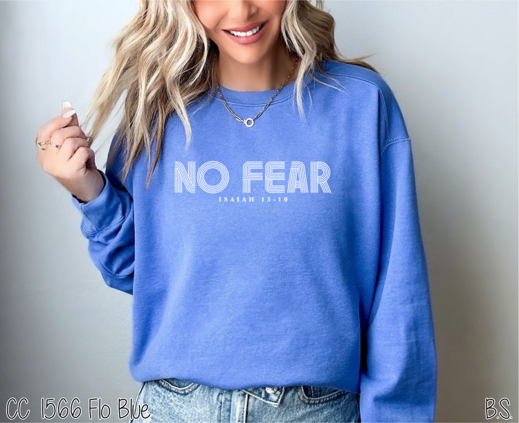 No Fear Lined Letters #BS6230 – Bama Signs & Screens