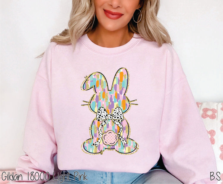 Pastel Brushstroke Bunny Coquette #BS7719 – Bama Signs & Screens
