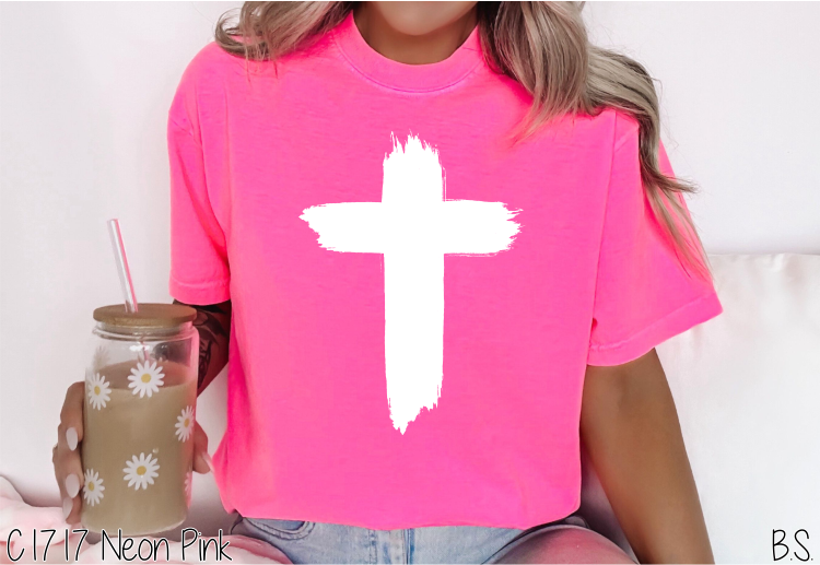 White Puff Cross #BS6506 – Bama Signs & Screens
