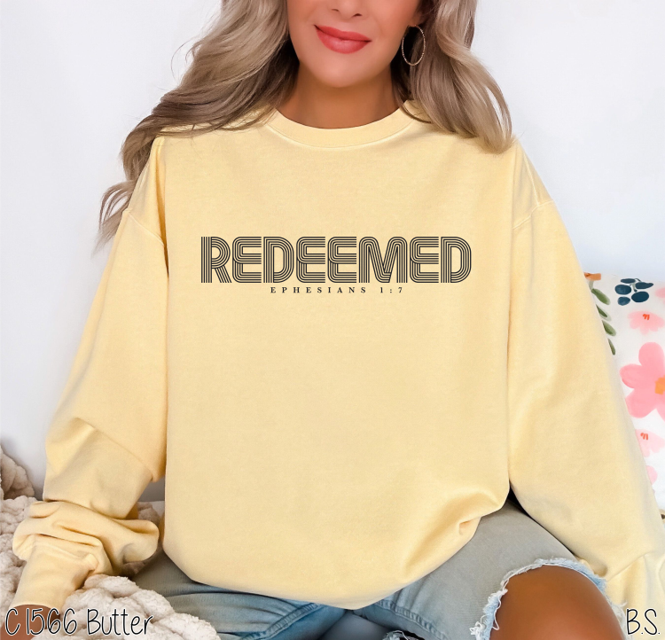 Redeemed Lined Letters #BS6490 – Bama Signs & Screens