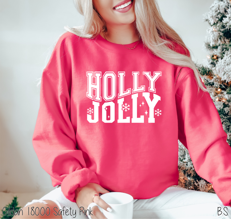 Stacked Wavy Holly Jolly #BS6116 – Bama Signs & Screens