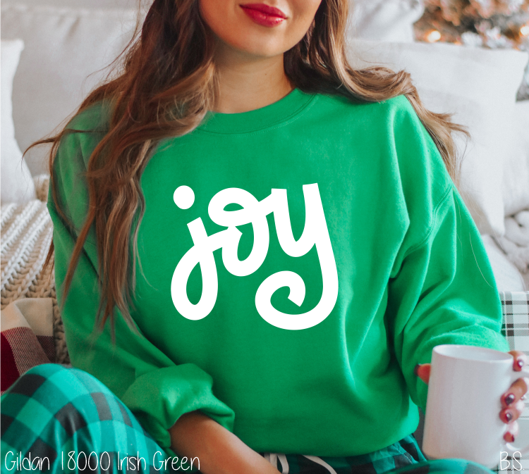 White Joy Hand Lettered #BS6164 – Bama Signs & Screens