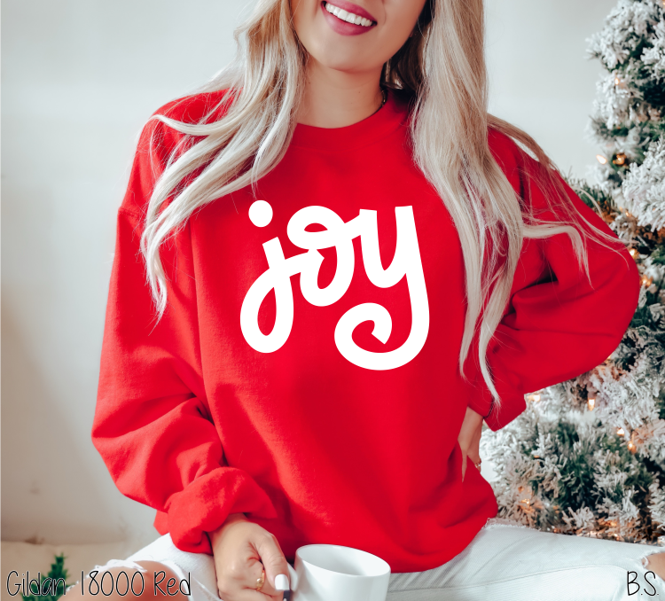 White Joy Hand Lettered #BS6164 – Bama Signs & Screens