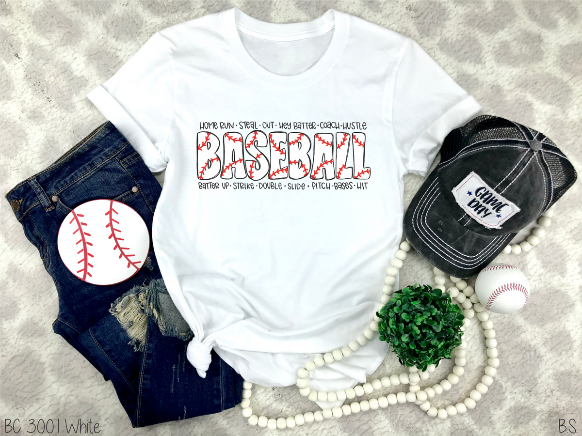 Baseball Bubble Letters #BS2766 – Bama Signs & Screens