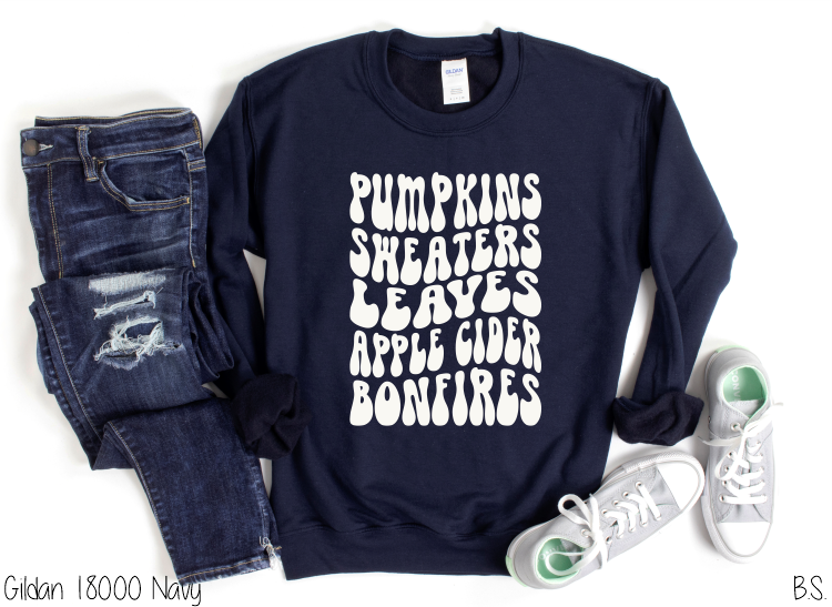 Fall Favorites List Groovy Wave #BS3761 – Bama Signs & Screens