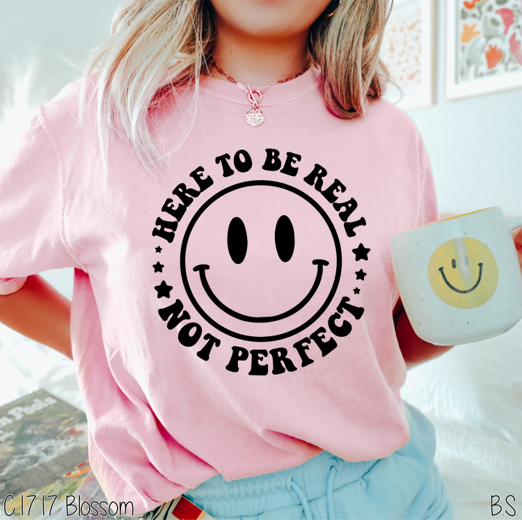 Here To Be Real Smiley #BS5260 – Bama Signs & Screens