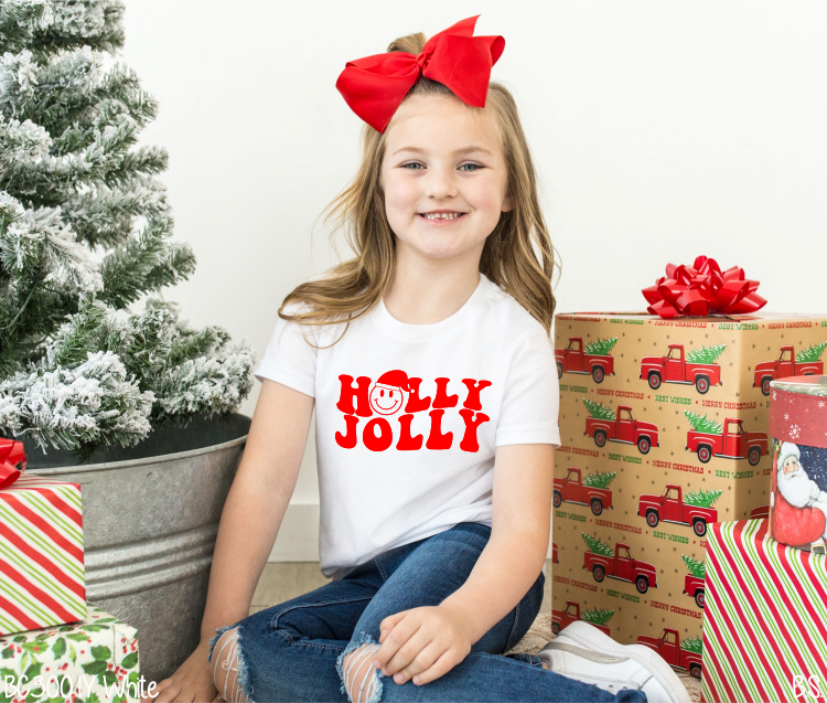 Holly Jolly Smiley Face #BS3956 – Bama Signs & Screens