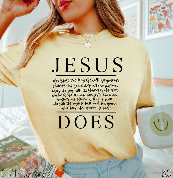 Jesus Does #BS5442 – Bama Signs & Screens
