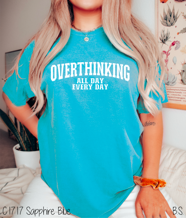 Overthinking Distressed #BS5243 – Bama Signs & Screens