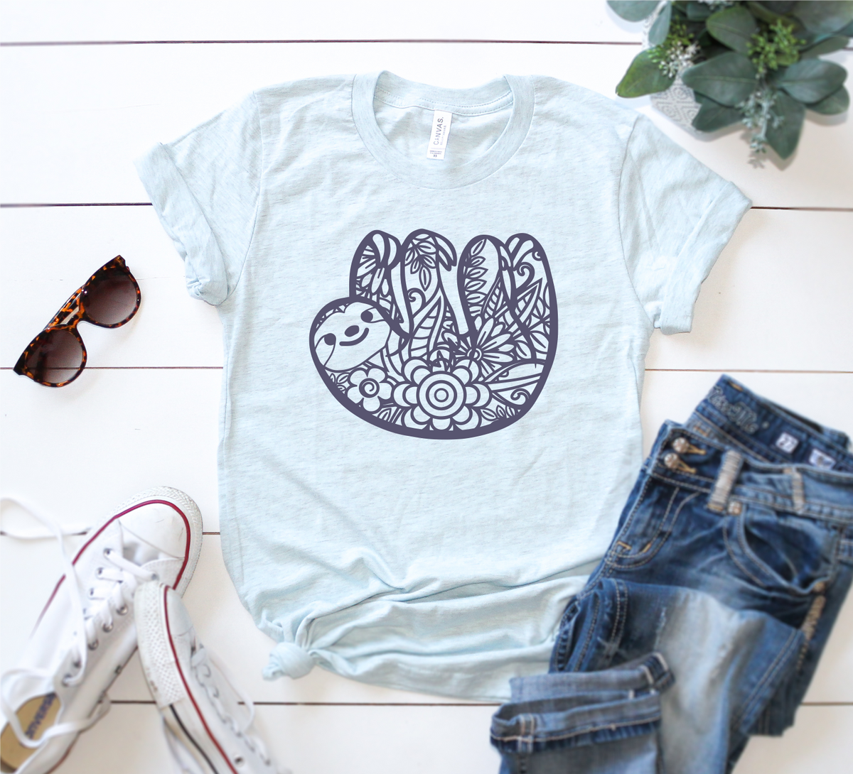 Sloth Zentangle #A10 – Bama Signs & Screens