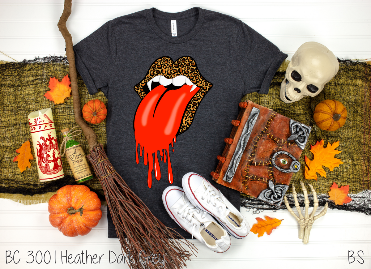 Vampire Leopard Lips With Tongue #BS121 – Bama Signs & Screens